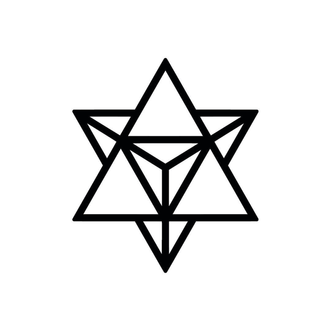 Merkaba Symbol Svg Pdf Png & Eps - Etsy