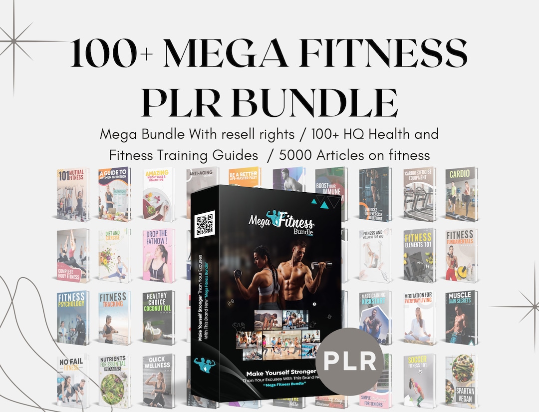 Mega Fitness PLR Bundle – 150+ Ebooks, 5000 Articles & More – Full ...