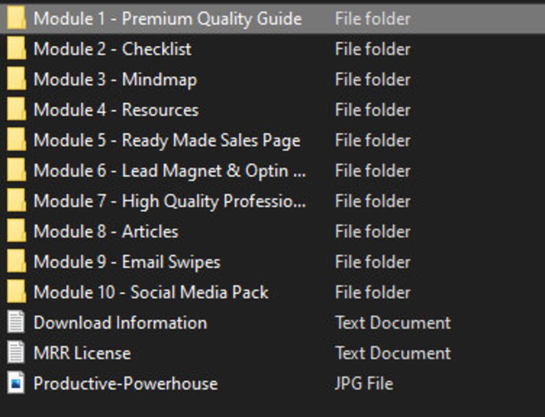 Productive Powerhouse - Mrr Ebooks - Plr Ebooks - Resell Rights - Etsy