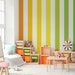 Rainbow Wall Stripes, Vertical Rainbow Wall Decal, Nursery Room Wall ...