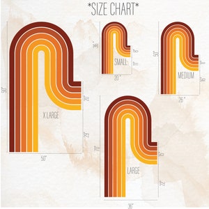 Bohemian Rainbow Wall Sticker, Muted Neutral Rainbow Wall Decal ...