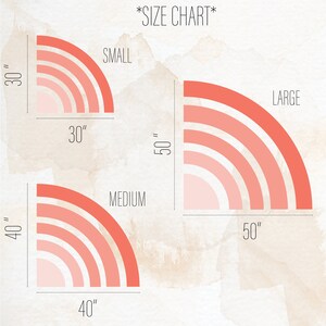 Large Rainbow Wall Decal, Colorful Rainbow Sticker, Unisex Rainbow ...