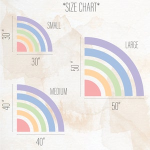 Rainbow Wall Decal, Baby Bedroom Decor, Rainbow Wall Art, Rainbow Wall ...