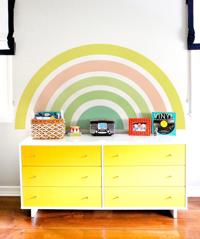 Pastel Nursery Decal, Little Girl Bedroom Wall Decal, Nursery Wall ...