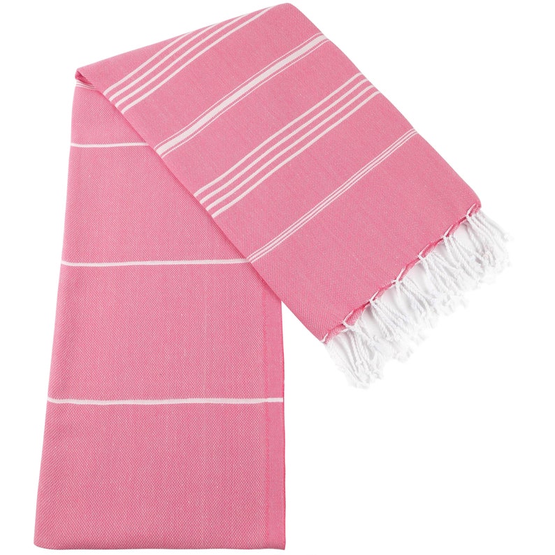 Cute Pink Beach Towel With Natural Cotton, Bath Towel Set, Summer Party ...