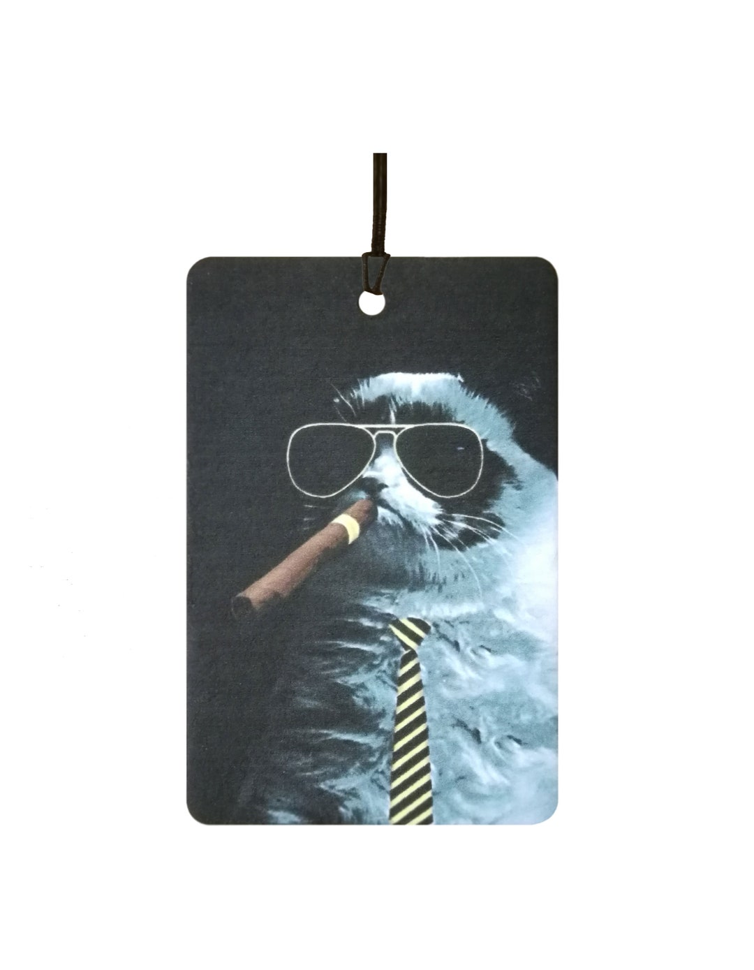 Smoking Fat Cat Car Air Freshener - Etsy