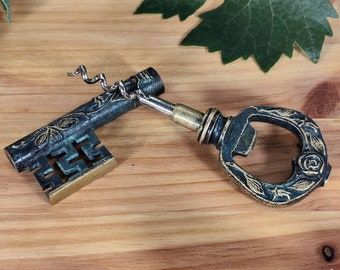 Antique Key Corkscrew - Etsy