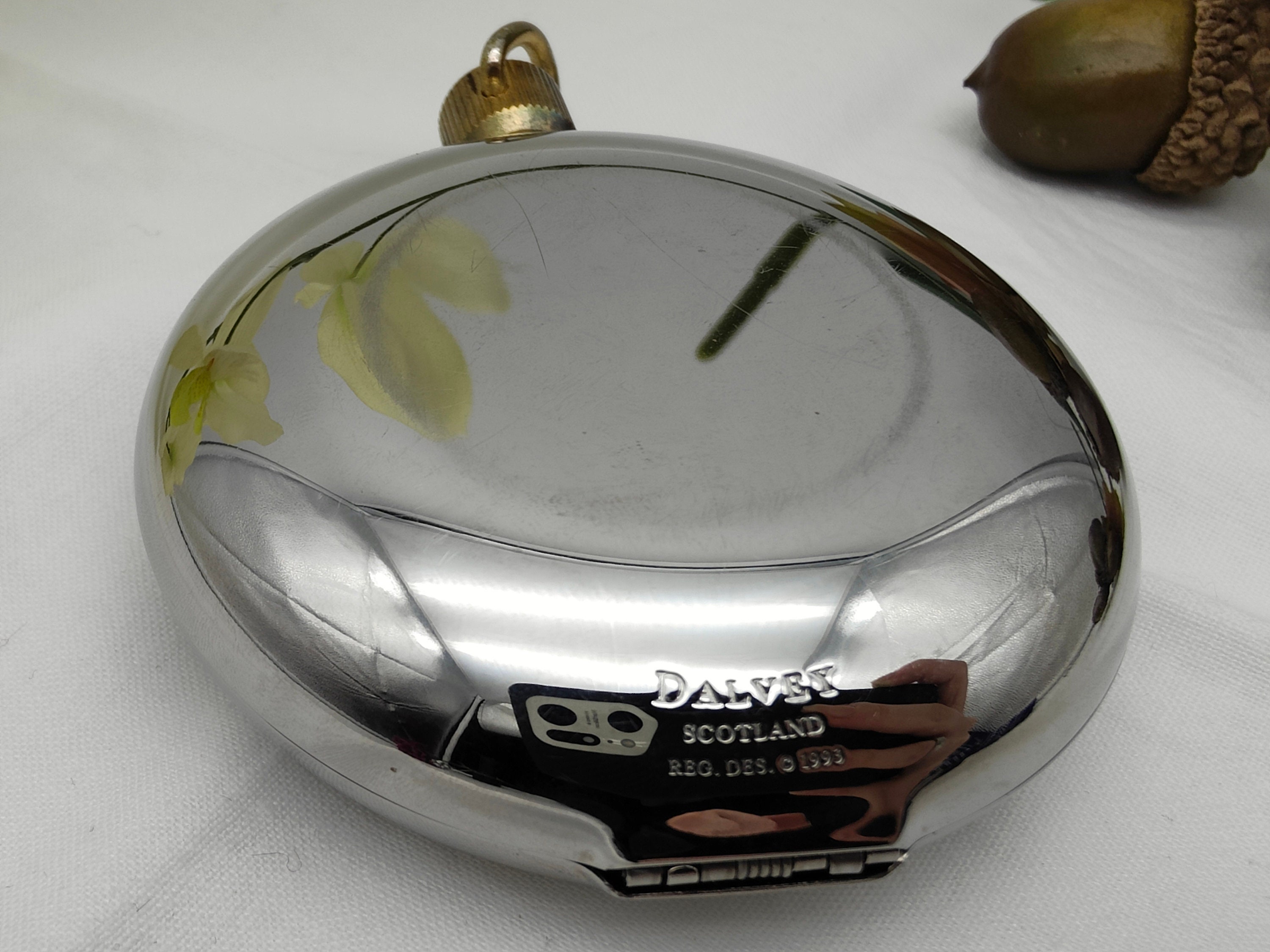 Dalvey Voyager Clock Travel Alarm Clock Metal Housing Compass - Etsy UK