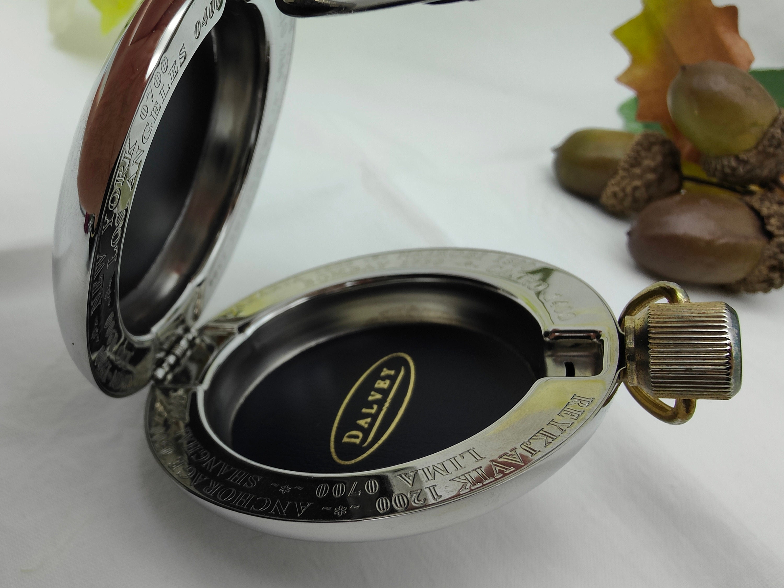 Dalvey Voyager Clock Travel Alarm Clock Metal Housing Compass - Etsy UK