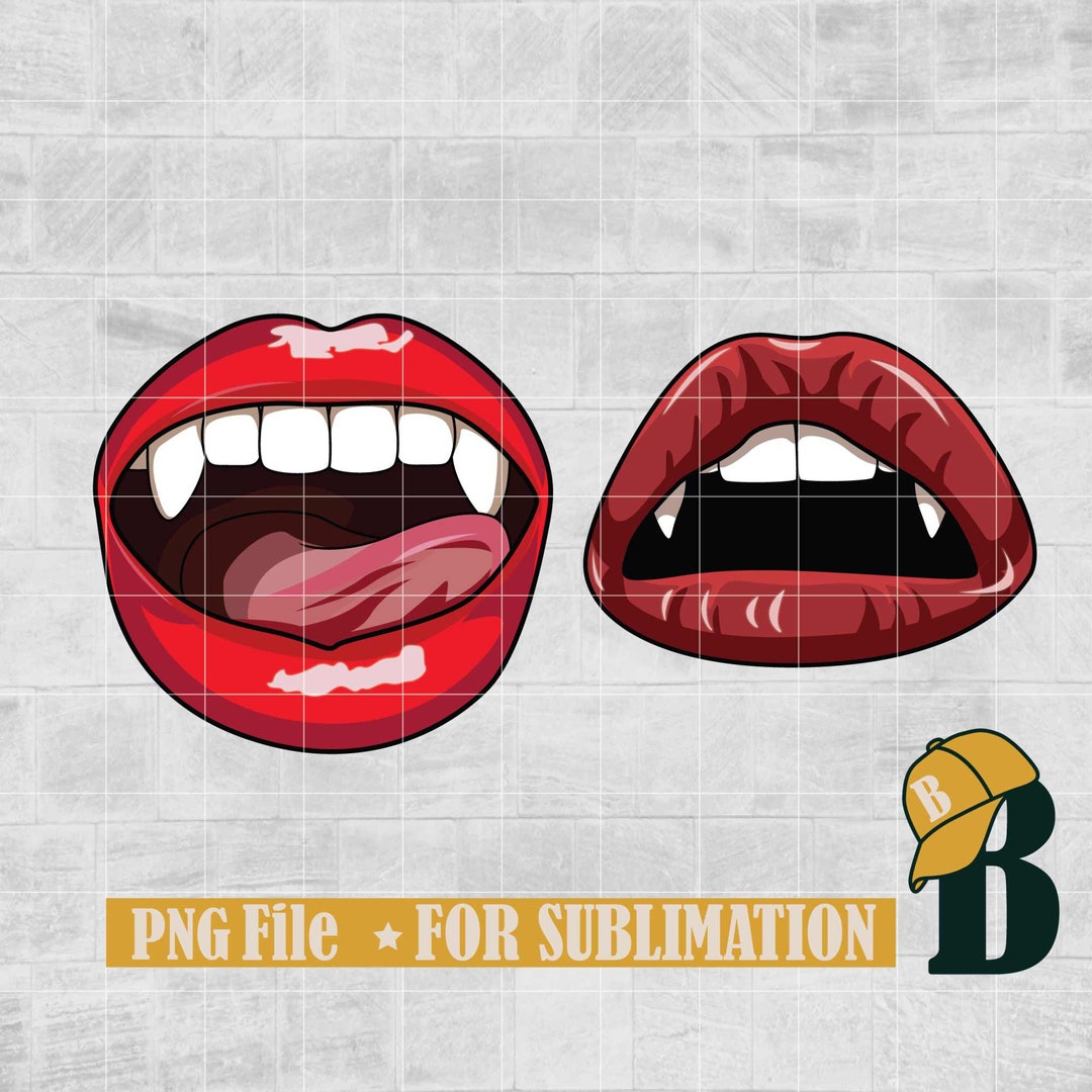 Vampire Lips PNG, Vampire Png, Halloween Png, Halloween Lips Png ...