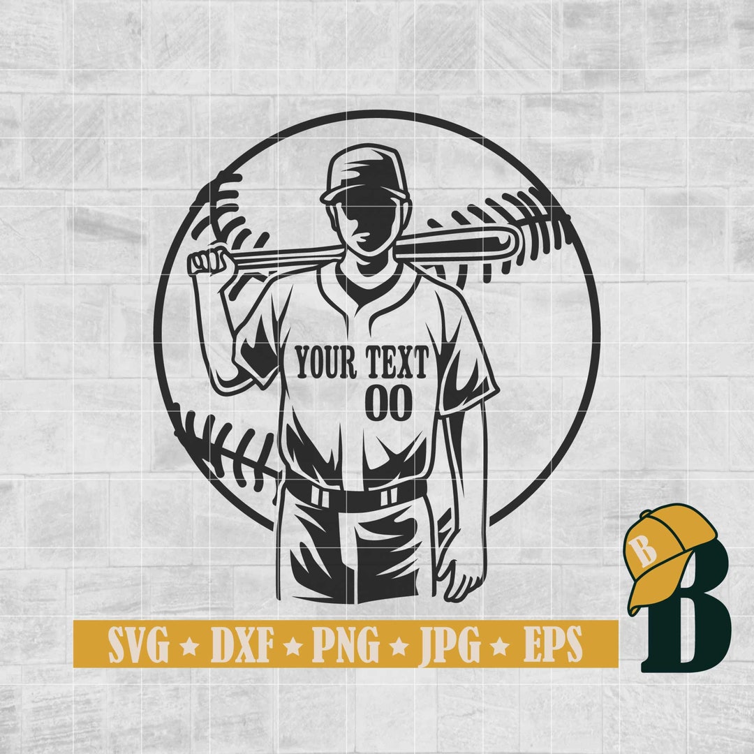 Baseball Player Svg Png, Baseball Svg, Baseball Shirt, Personalized ...