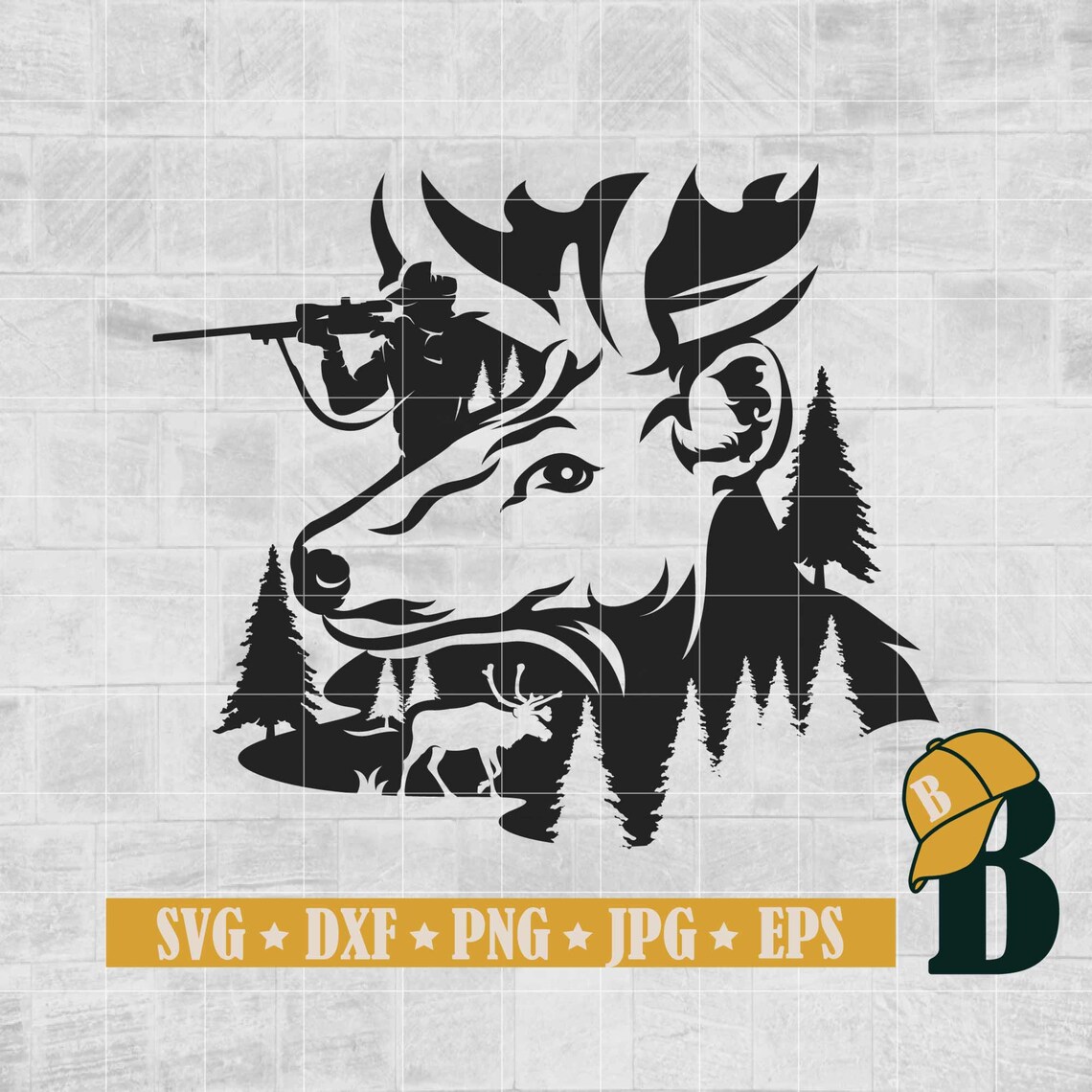 Deer Hunting Svg Hunting Svg Deer Hunter Svg Outdoor - Etsy