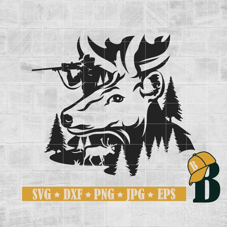 Deer Hunting Svg Hunting Svg Deer Hunter Svg Outdoor - Etsy