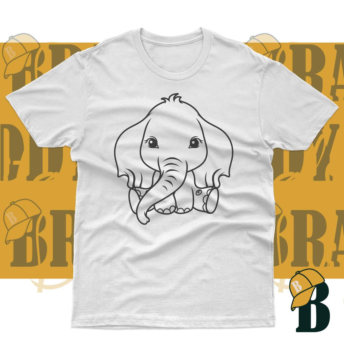 Cute Baby Elephant Svg Png Floral Elephant Svg Baby Elephant - Etsy