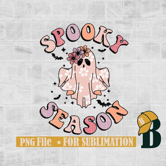 Spooky Season Png Halloween Png Cute Ghost Png Fall Png - Etsy