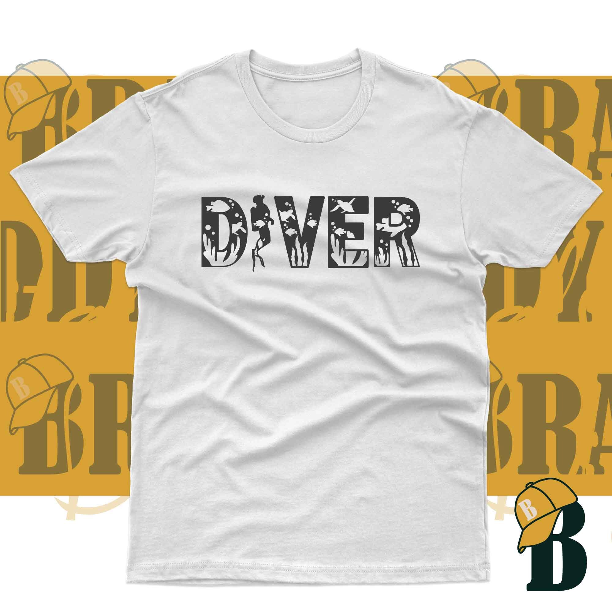 Scuba Diver SVG, Underwater World Svg, Diver With Sea Scene Svg, Scuba ...