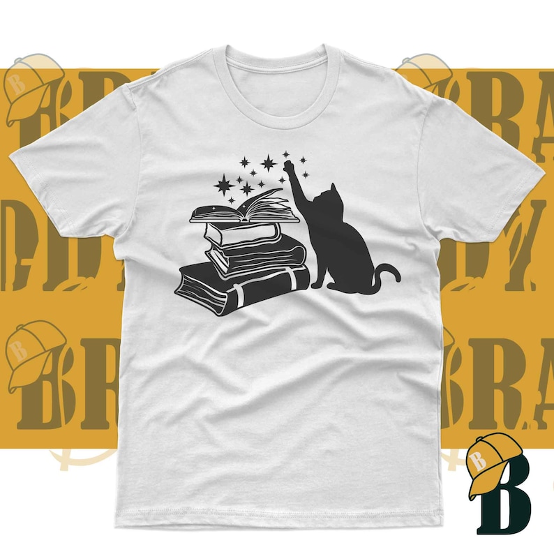 Spell Book SVG Witch SVG Cat SVG Gothic Svg Book Pile Svg - Etsy