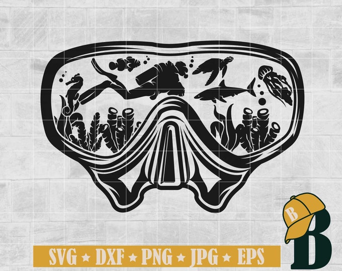 Scuba Diver Skull SVG | Diving SVG | Dive Gear Skeleton Underwater ...