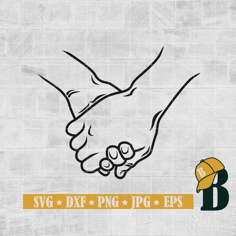 Holding Hands Svg Holding Hands Line Art Holding Hands Png - Etsy