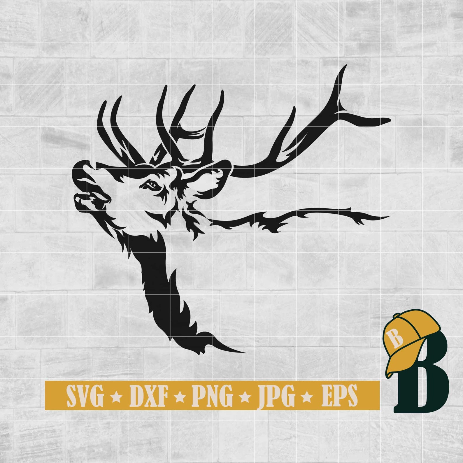 Elk Deer Svg, Deer Svg, Elk Deer Clipart, Elk Svg, Elk Deer Png, Deer ...