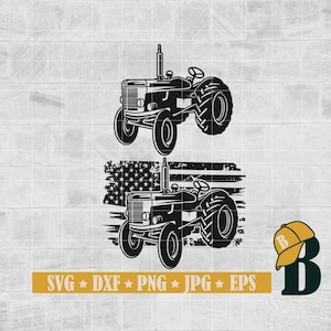 Farm Tractor Svg, John Deere Tractor SVG, Tractor Svg, Vector Tractor ...