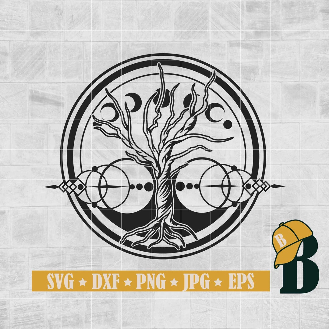 Tree of Life Tree of Life Svg, Tree Cut File, Wiccan Tree Svg, Celtic ...