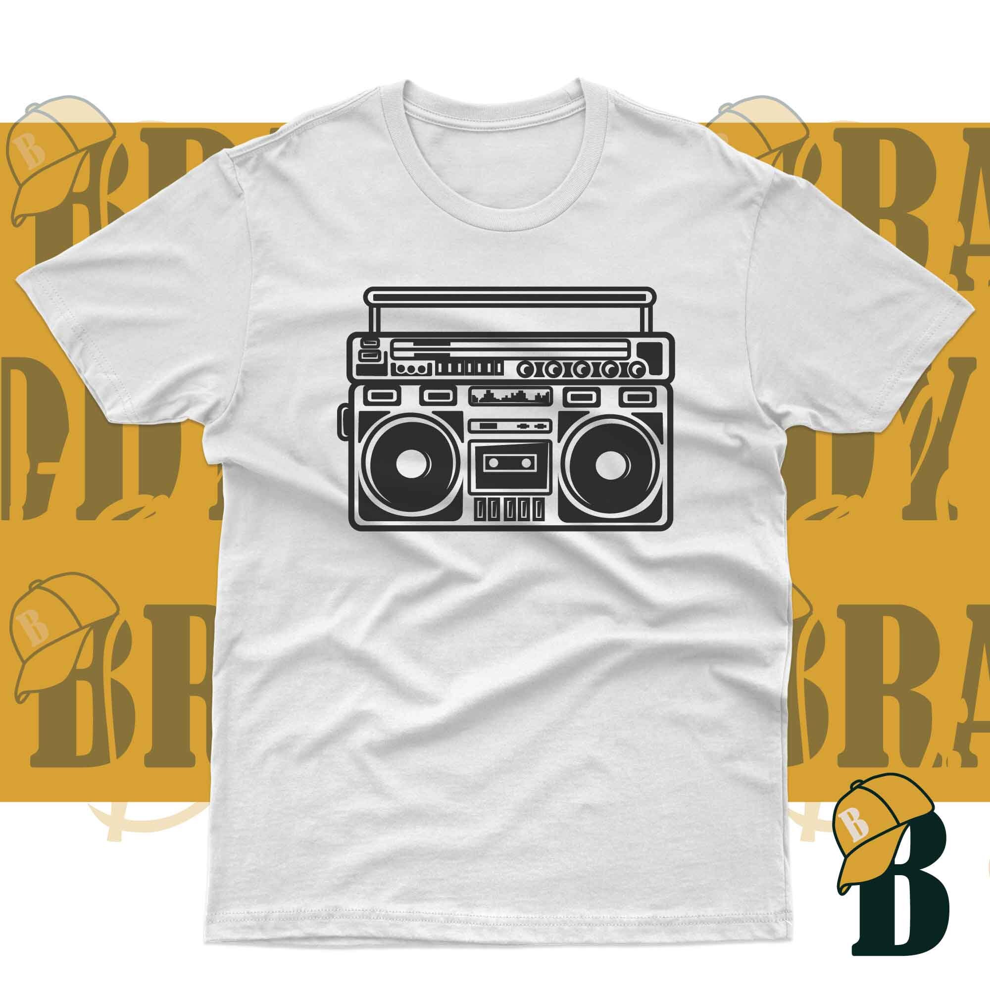 Boombox SVG, 80s 90s Retro Stereo SVG, Cassette Tape Player Radio SVG ...
