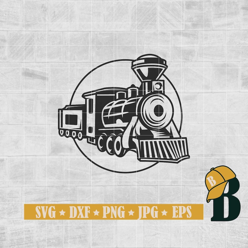 Train Svg, Locomotive Svg, Model Train Svg, Train Clipart, Locomotive ...
