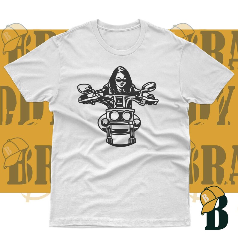 Girl Biker Svg Biker Clipart Biker Svg Biker Cutfile Girl - Etsy