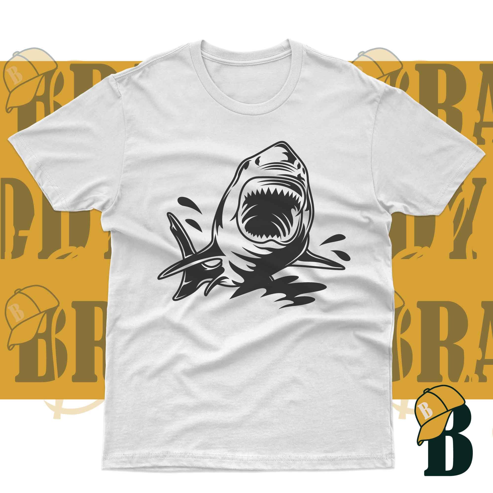 Shark Svg Shark in the Ocean Svg Shark Face Svg Shark - Etsy