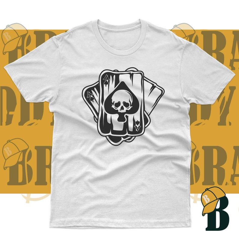 Pocket Aces Skull SVG Poker Svg Skull Gambling Svg Playing - Etsy