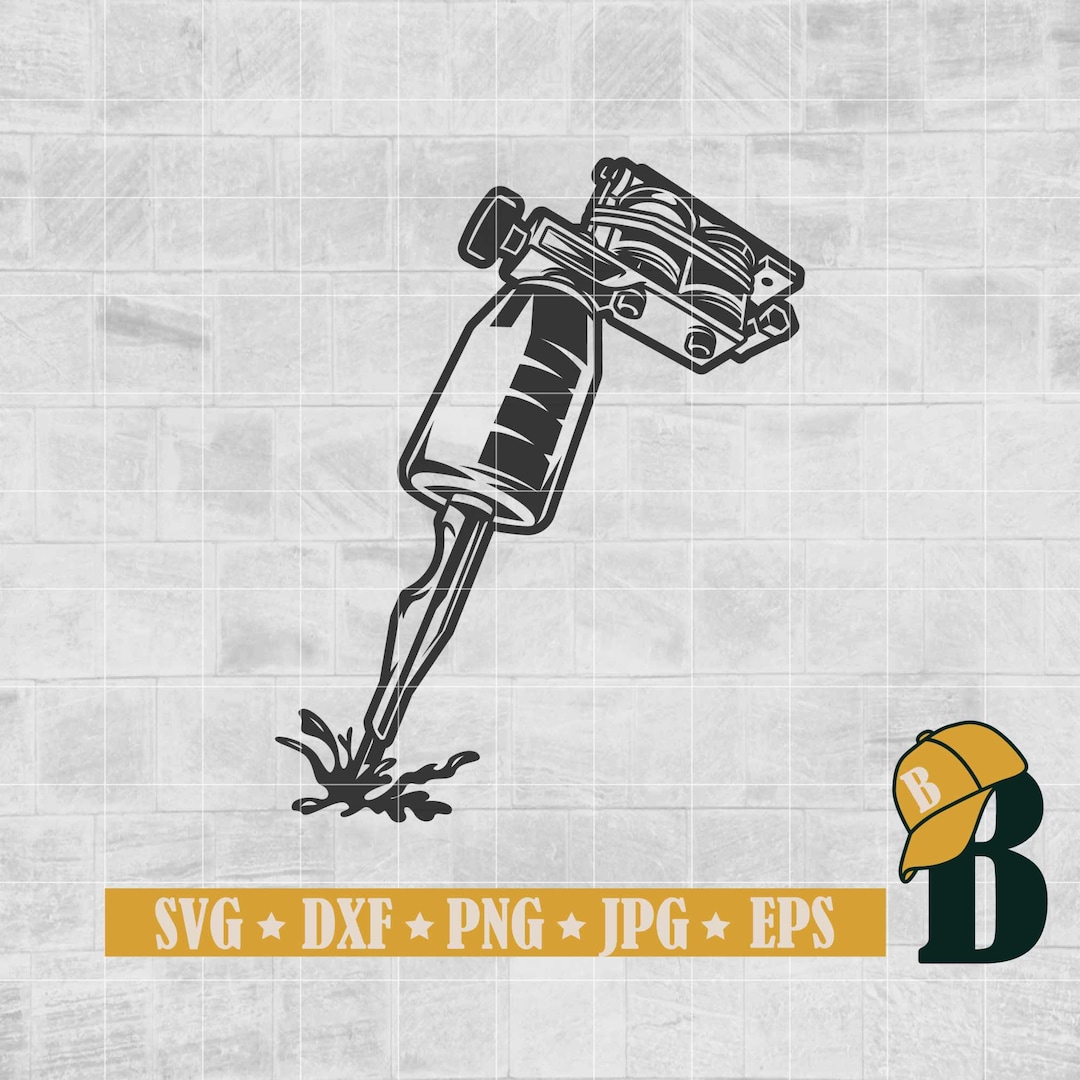 Tattoo Machine Svg Png, Ink Master Tattoo Machine Svg, Tattoo Equipment ...