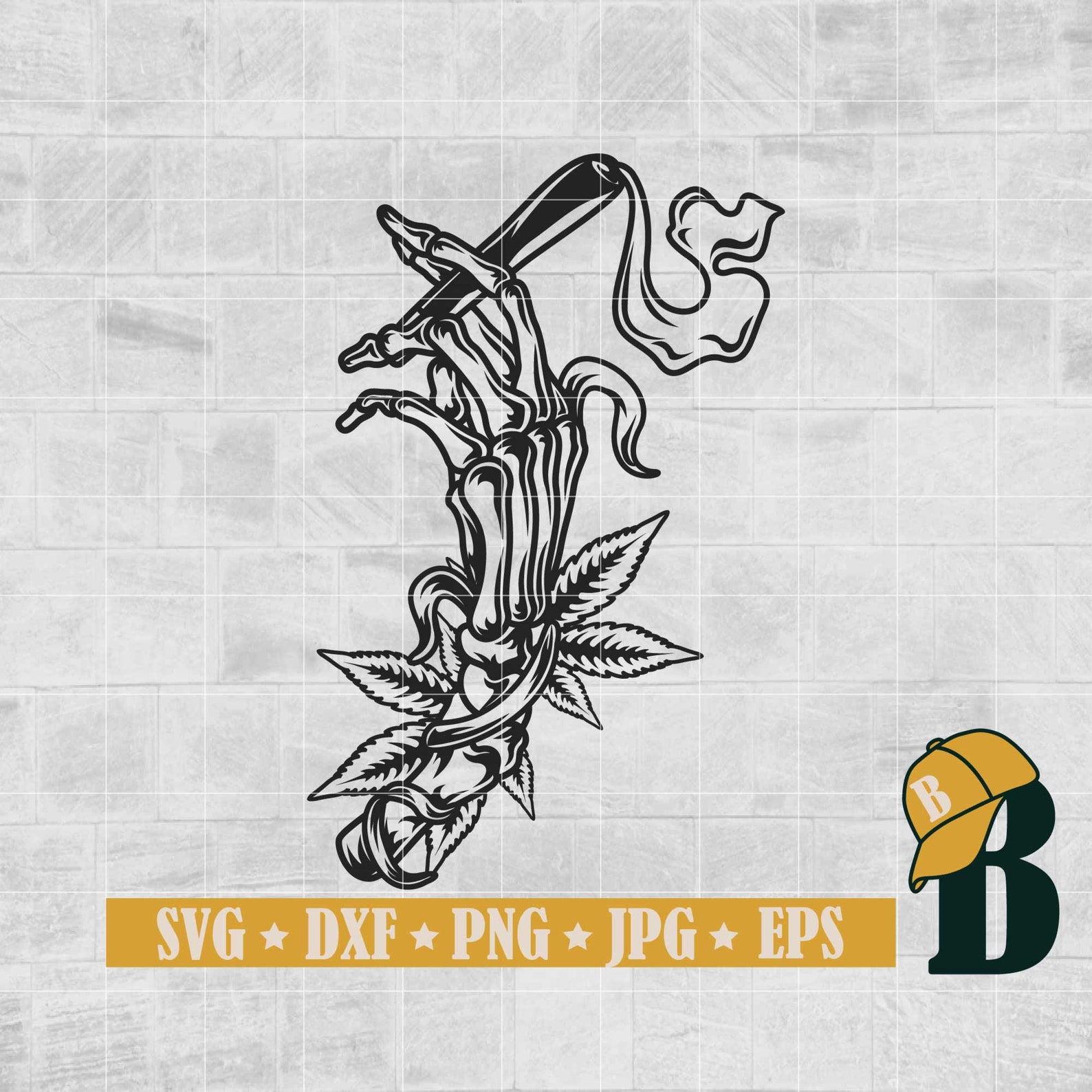 Skeleton Hand Weed Svg Png Skeleton Svg Smoking Joint Svg - Etsy