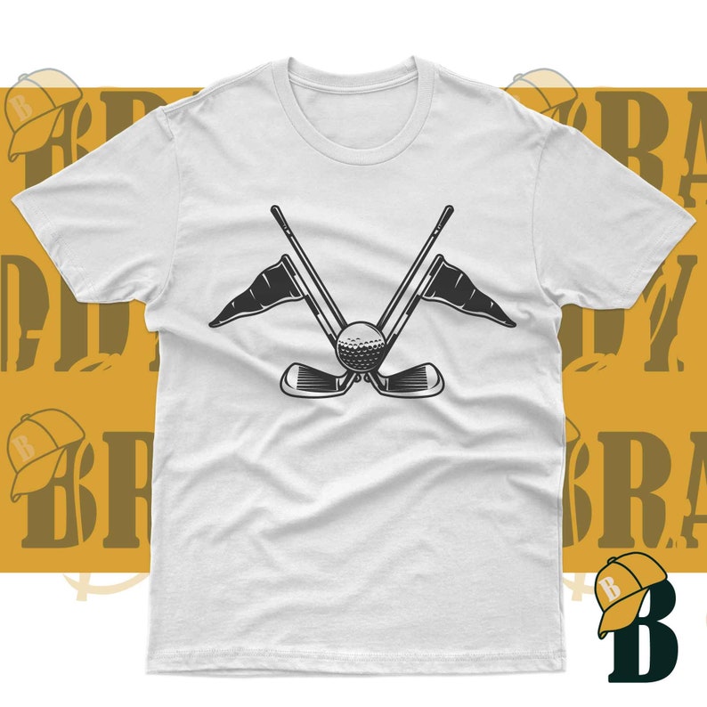 Golf Monogram Svg Png Crossed Golf Clubs Svg Golfer Svg - Etsy