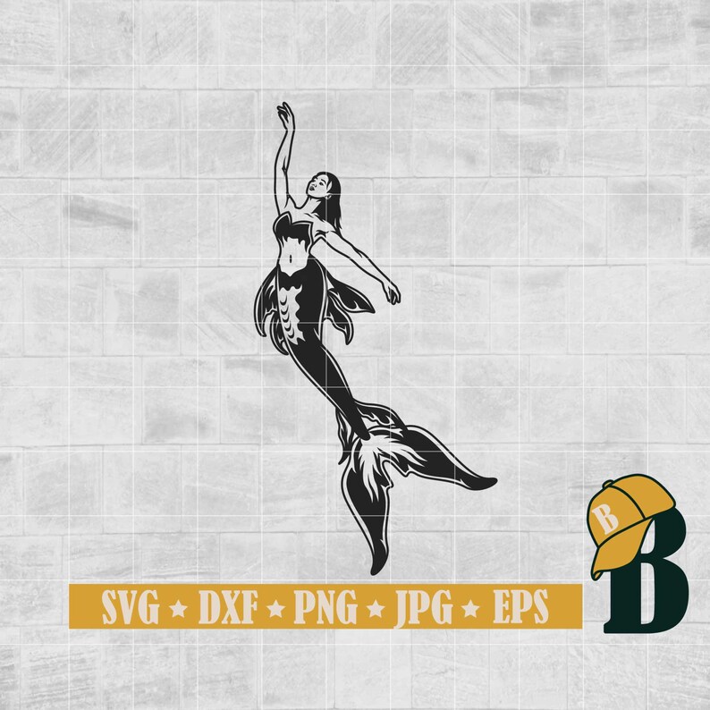 Mermaid Svg Png Cute Mermaid Svg Sea Beach Svg Mermaid Cut - Etsy