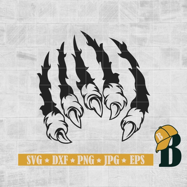 Lion Claw Svg - Etsy