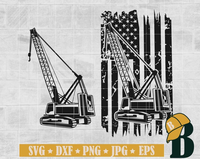 Crane Truck Svg, Crane Svg, Mobile Crane Svg, Crane Clipart ...