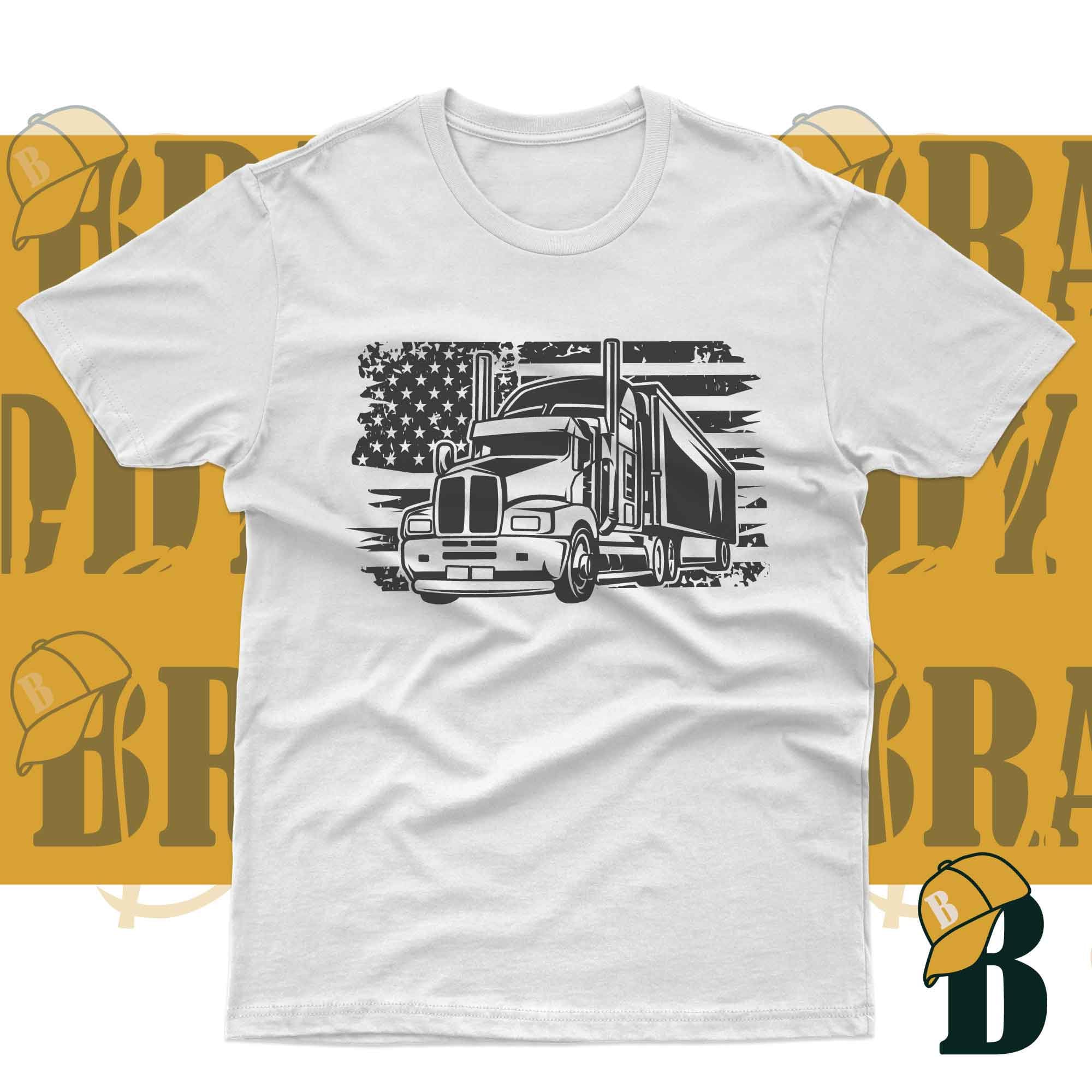 US Big Truck Svg, Truck Svg, Semi Truck Svg, 18 Wheeler Svg, Truck ...