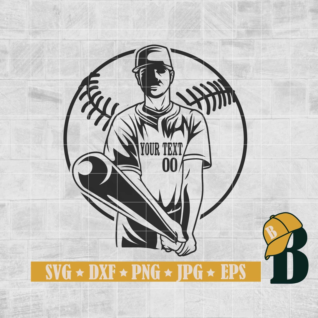 Baseball Player Svg Png, Baseball Svg, Baseball Shirt, Personalized ...