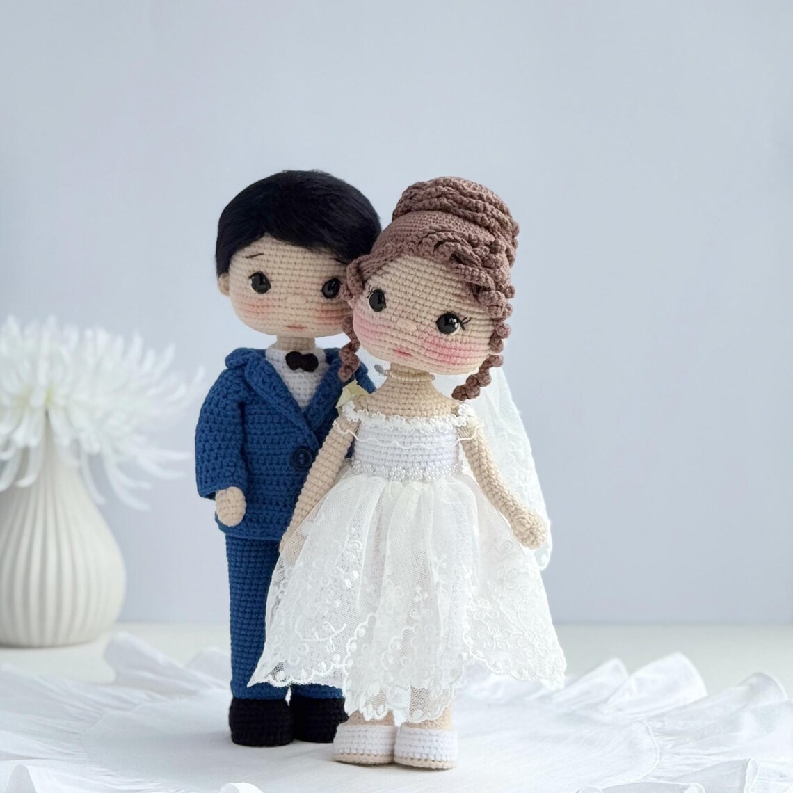 Crochet Bride and Groom Doll Pattern: Amigurumi Wedding Set (PDF ...