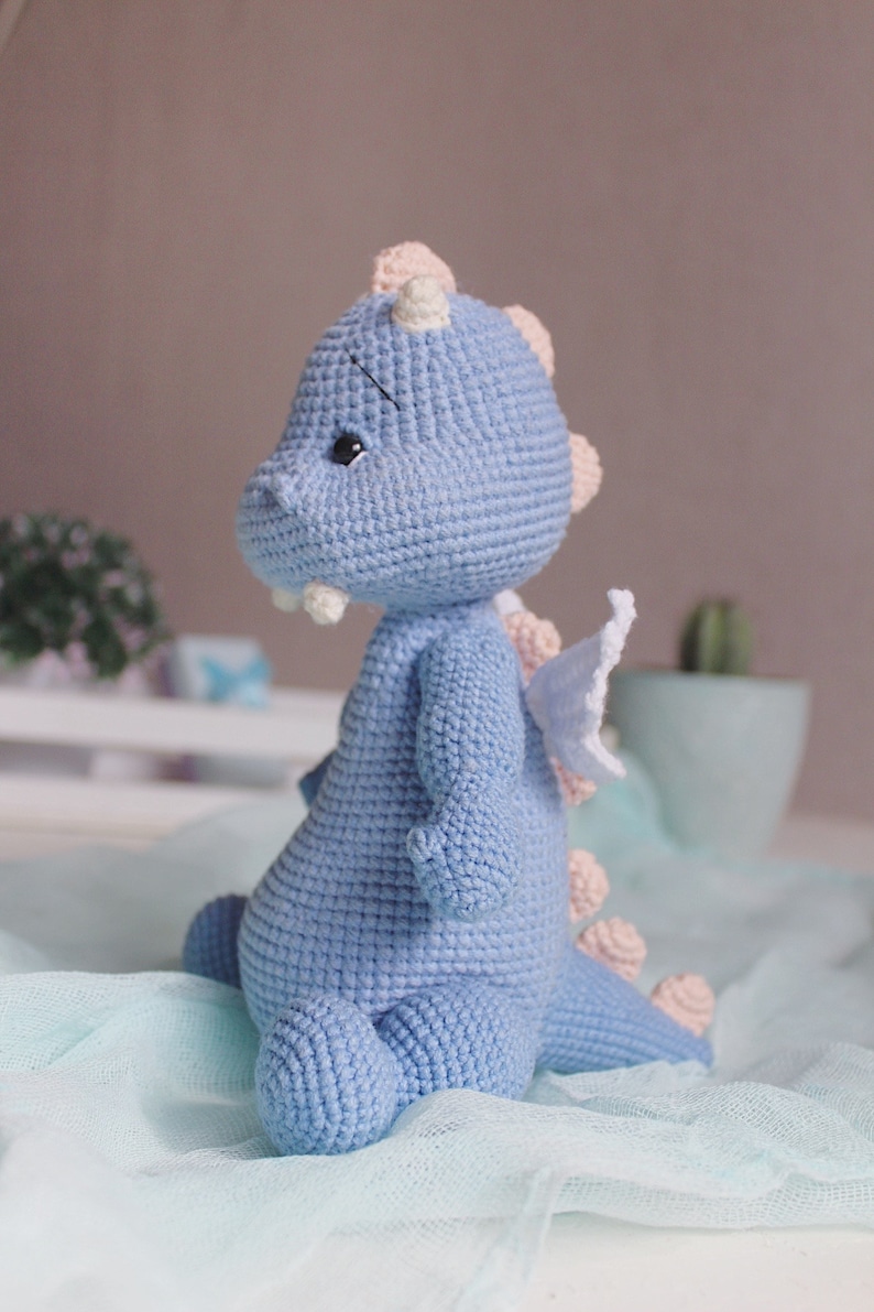 Crochet Dragon Amigurumi Pattern: Cute Animal Toy (PDF) - Etsy UK