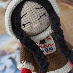 Doll Eskimo Amigurumi Crochet Pattern Girl Eskimo Doll PDF English ...