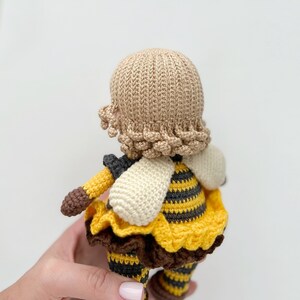 Bee Girl PATTERN PDF in English Crochet Pattern Amigurumi Doll Stuffed ...