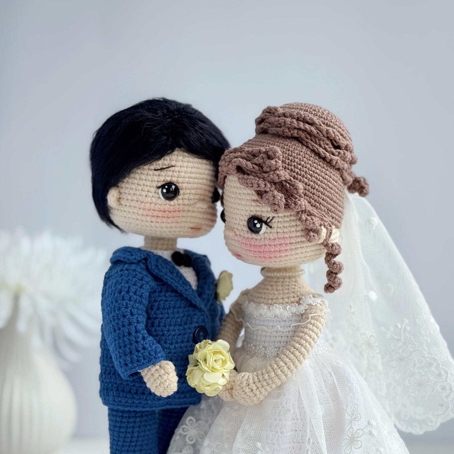 Crochet Bride and Groom Doll Pattern: Amigurumi Wedding Set (PDF ...