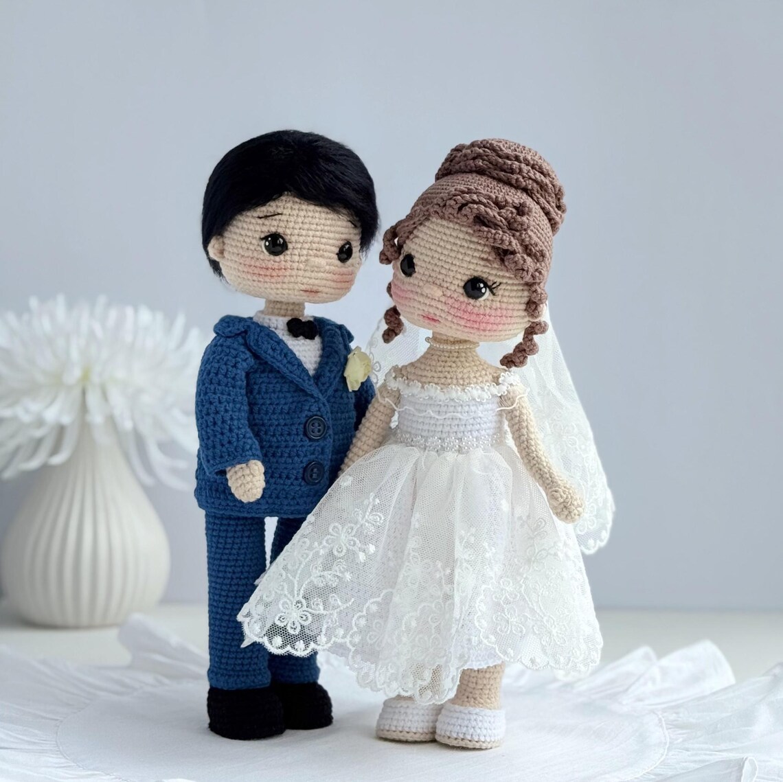 Crochet Bride and Groom Doll Pattern: Amigurumi Wedding Set (PDF ...