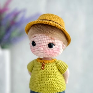 Crochet Doll Boy PATTERN PDF in English Crochet Pattern Amigurumi Doll ...