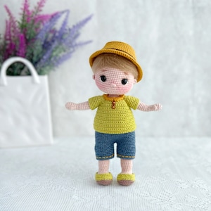 Crochet Doll Boy PATTERN PDF in English Crochet Pattern Amigurumi Doll ...