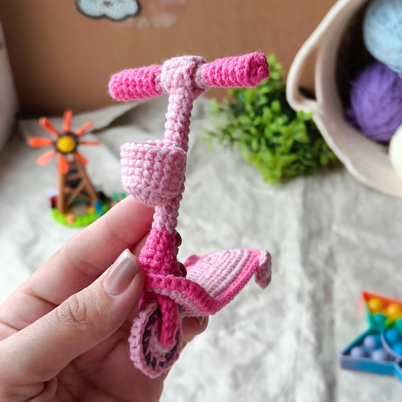 Crochet Baby Doll Pattern: Amigurumi Scooter, Backpack & Lollipop (PDF ...