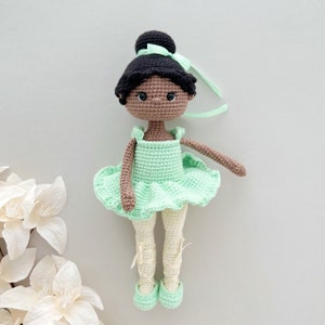 Doll Crochet Pattern Ballerina Crochet Doll Pattern PDF in English ...