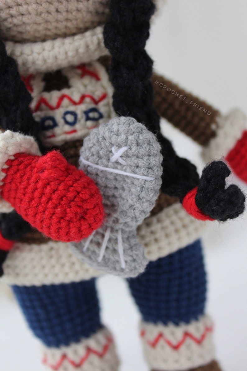 Doll Eskimo Amigurumi Crochet Pattern Girl Eskimo Doll PDF - Etsy